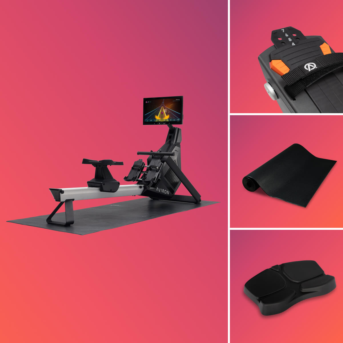 Interactive Home Rowing Machine - Strong Premium Package